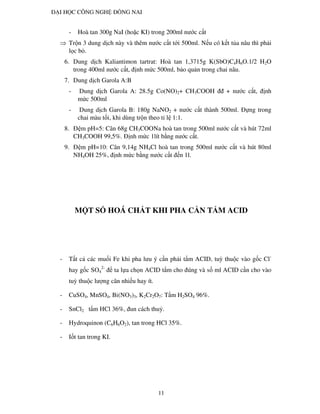 So tay pha che hoa chat | PDF