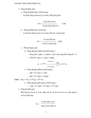 So tay pha che hoa chat | PDF