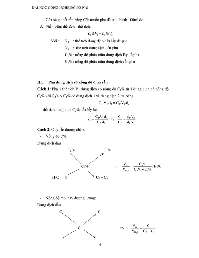 So tay pha che hoa chat | PDF