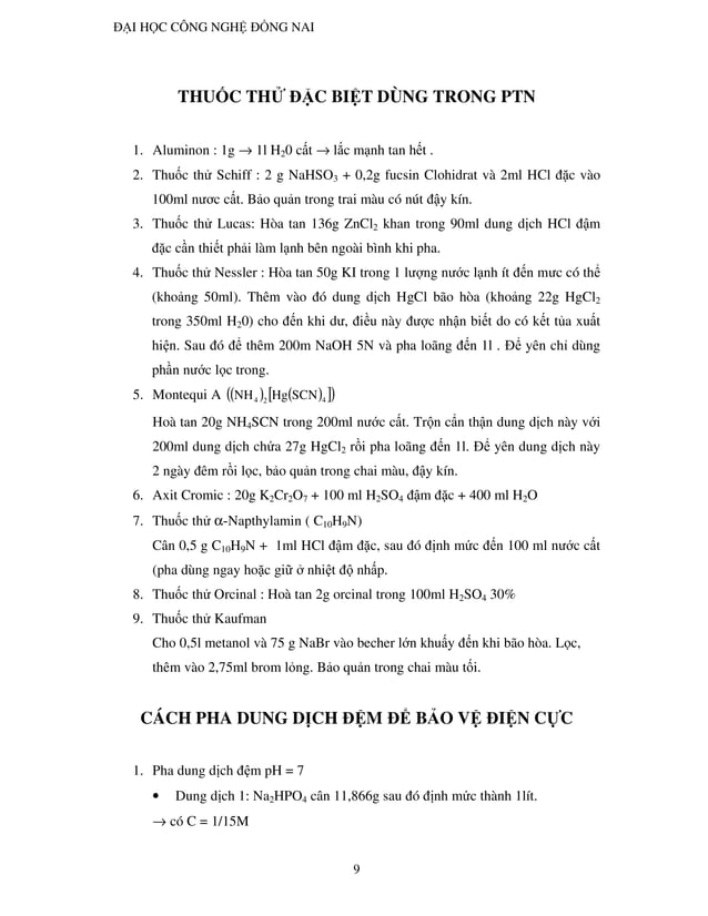 So tay pha che hoa chat | PDF