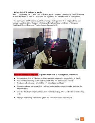 Sote ICT and Sote Hub Annual Report 2017 | PDF