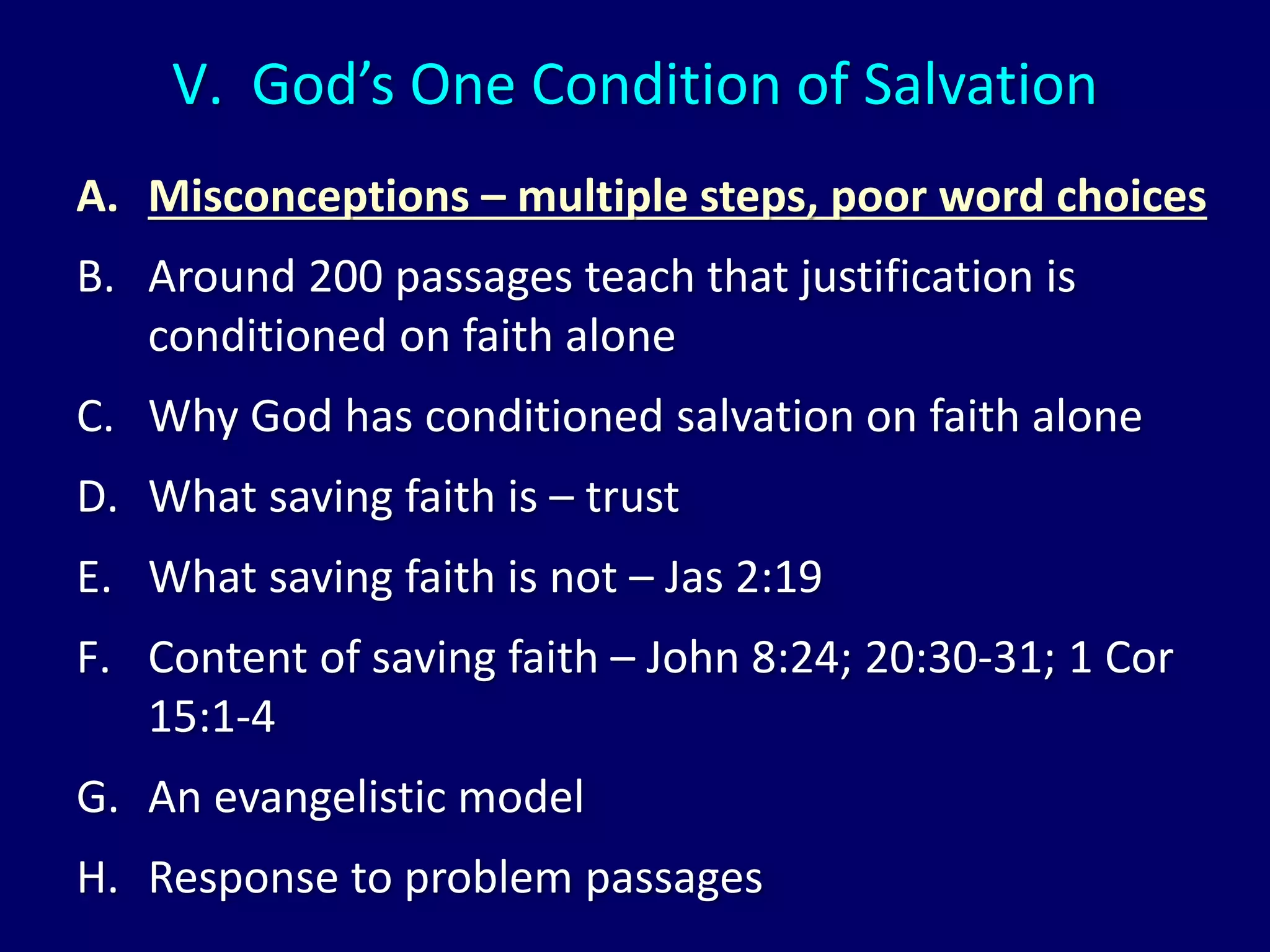 Soteriology; The Doctrine of Salvation: Session-2 | PPT