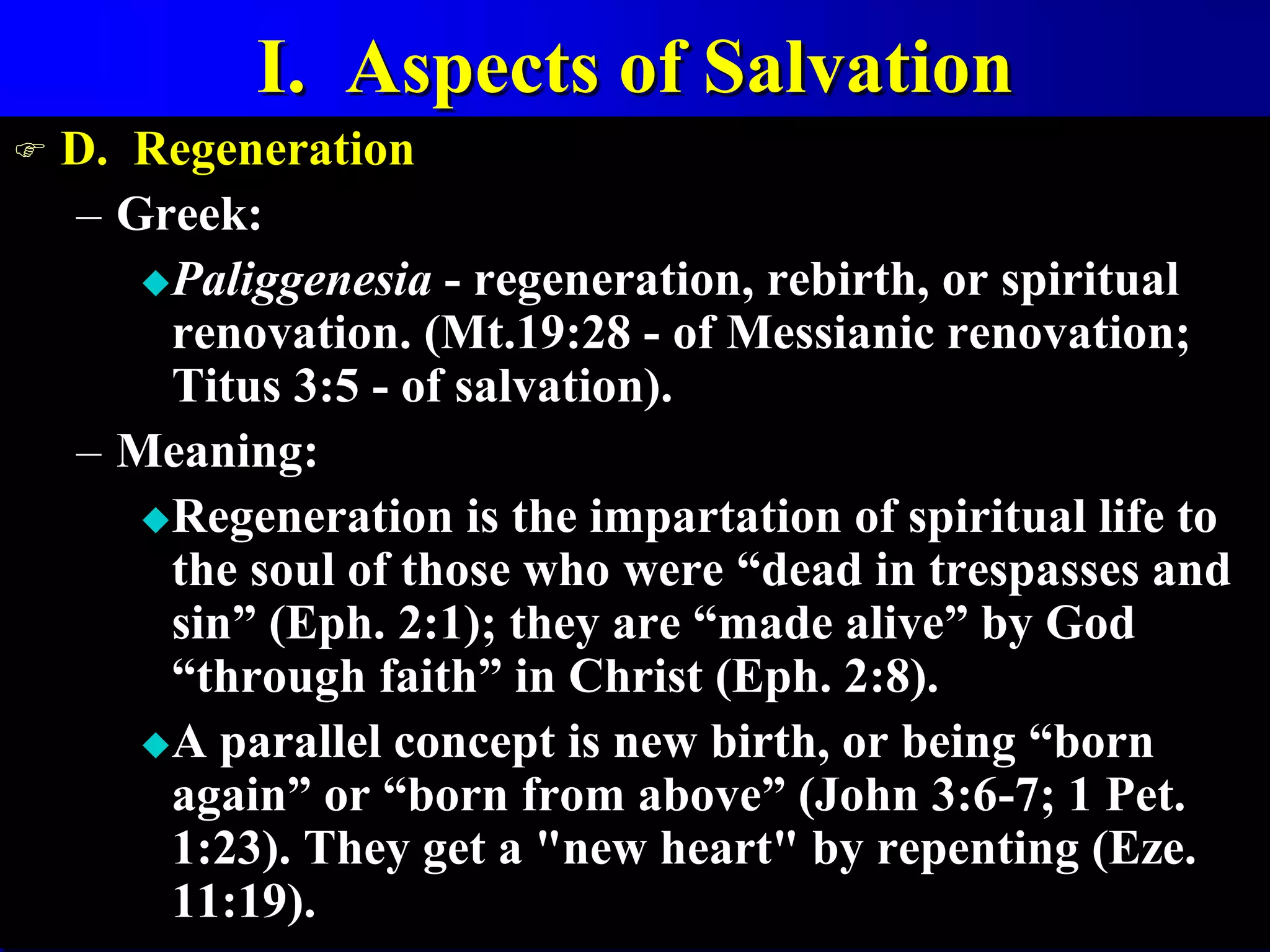 Soteriology: The Doctrine of Salvation-3 | PPT