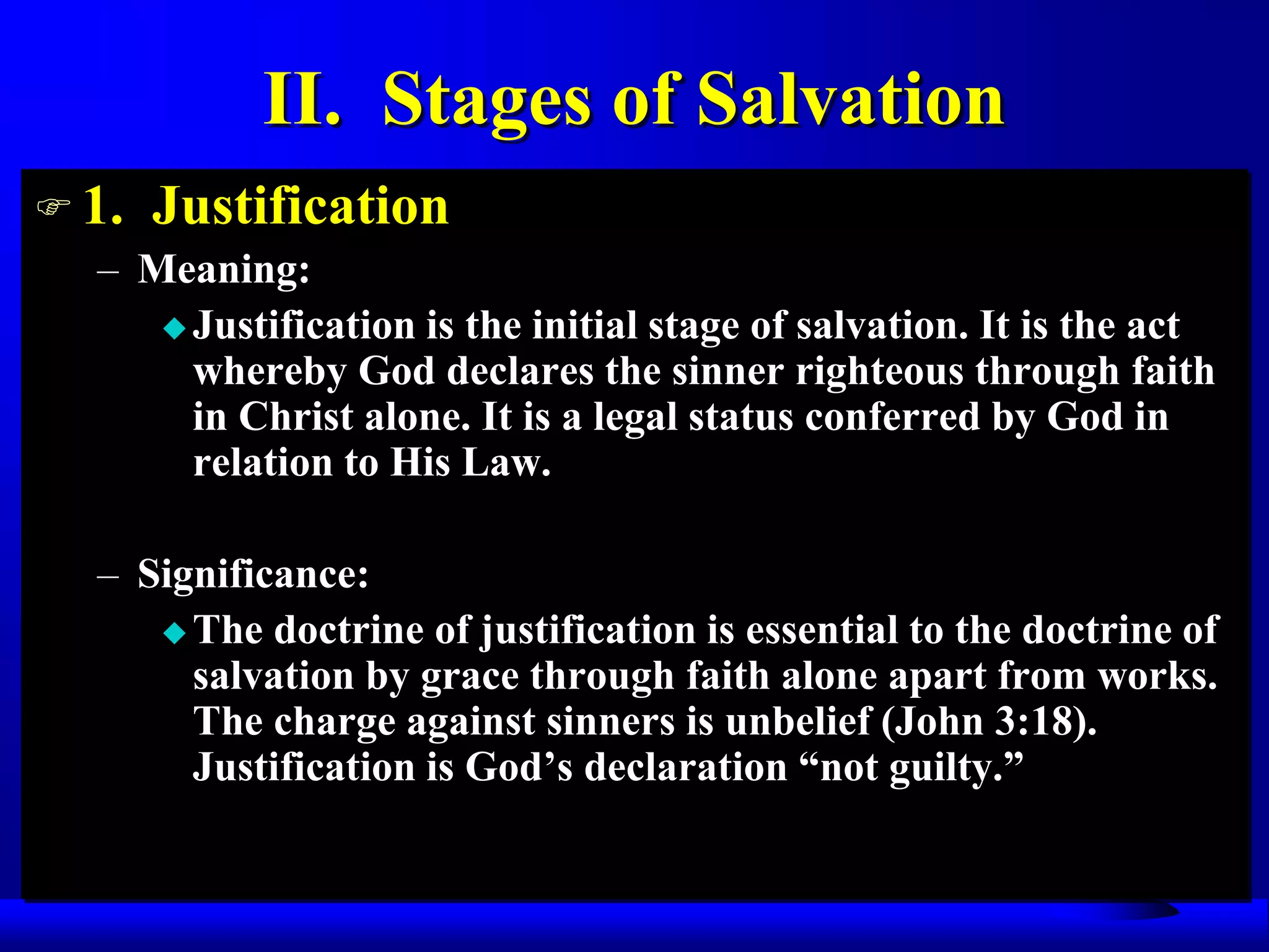 Soteriology: The Doctrine of Salvation-3 | PPT