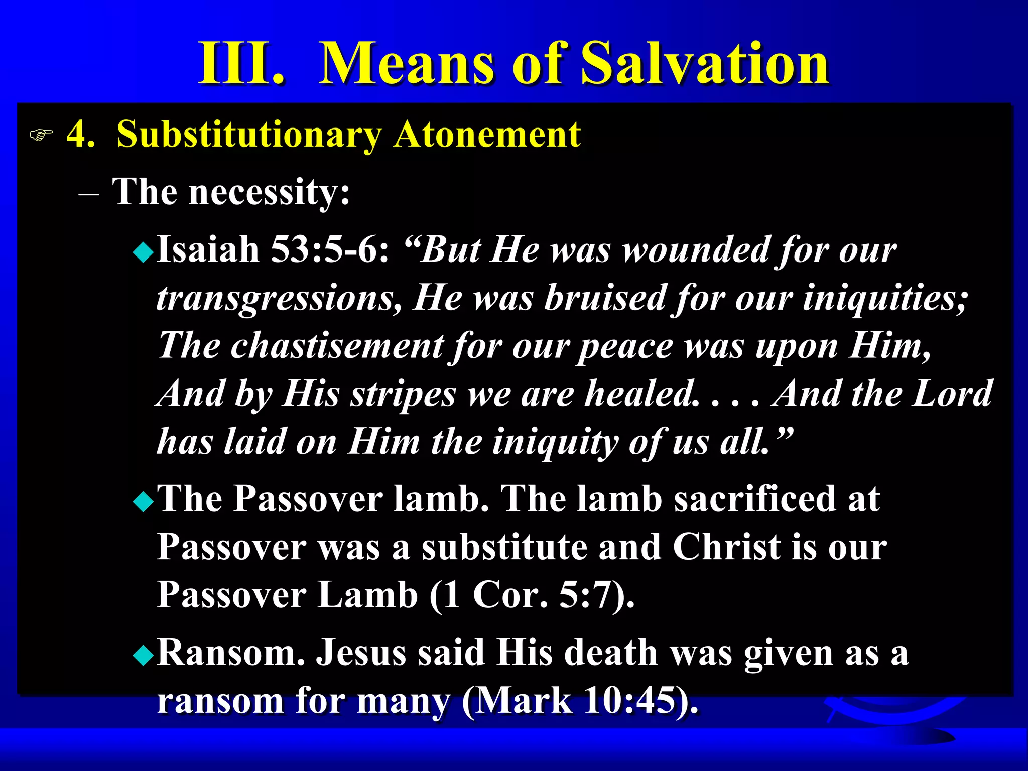 Soteriology: The Doctrine of Salvation-3 | PPT