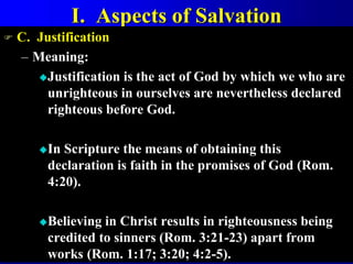 Soteriology: The Doctrine of Salvation-3 | PPT