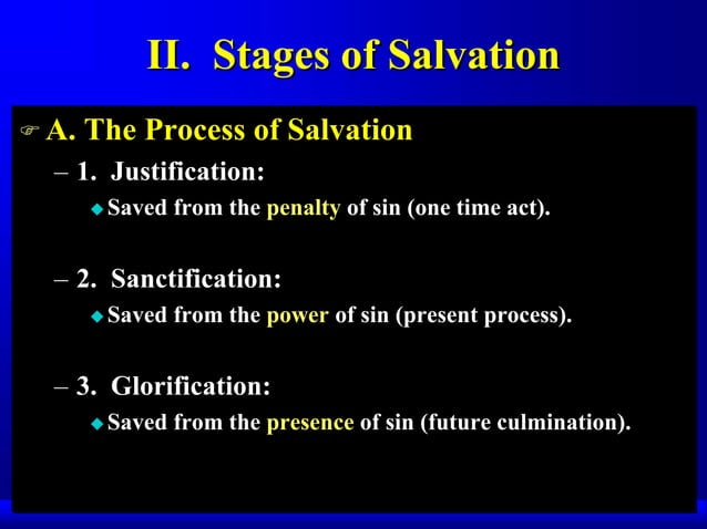 Soteriology: The Doctrine of Salvation-3 | PPT