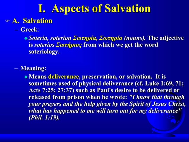 Soteriology: The Doctrine of Salvation-3 | PPT