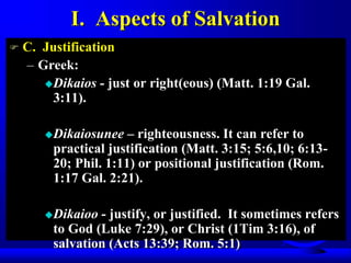 Soteriology: The Doctrine of Salvation-3 | PPT