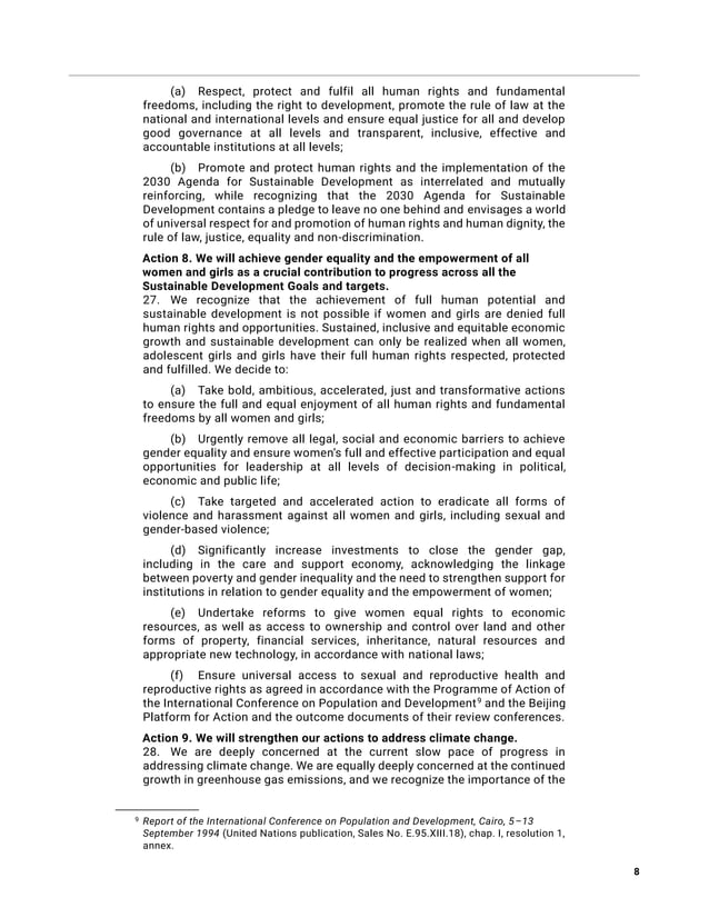 UN Summit of the Future : Pact for the Future | PDF