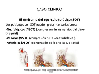 SINDROME DEL OPERCULO TORACICO MD SANTANA MENDOZA FABRICIO 2018 | PPTX