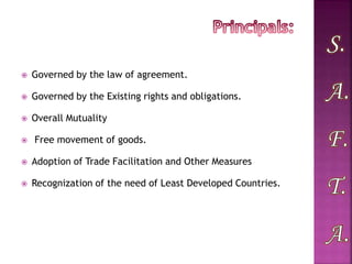 SAFTA - South Asian Free Trade Area | PPTX | Political Issues & policy ...