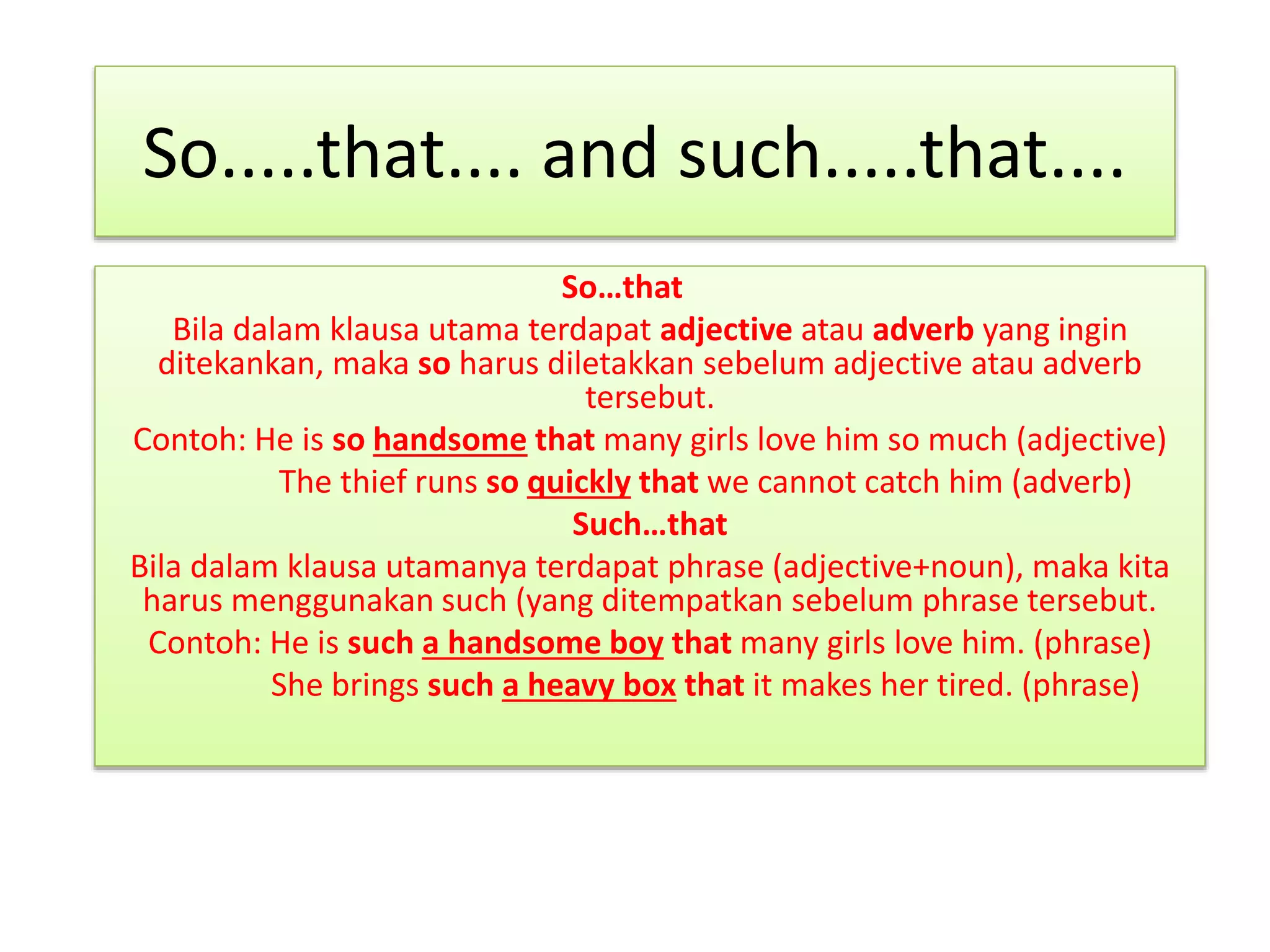 So that and such that xii | PPT