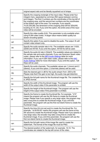 Sothink Video Encoder Engine for Adobe Flash (Linux Version) | PDF