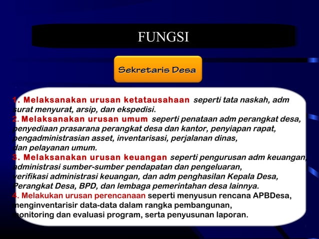 SOTK Pemerintah Desa | PPT