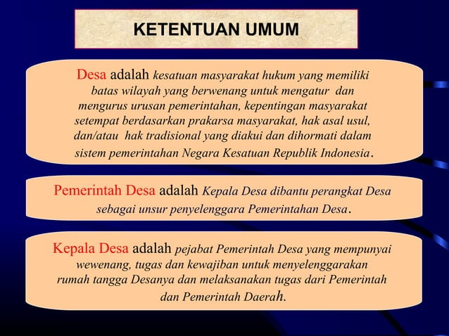 SOTK Pemerintah Desa | PPT