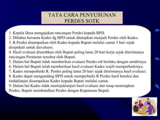 SOTK Pemerintah Desa | PPT