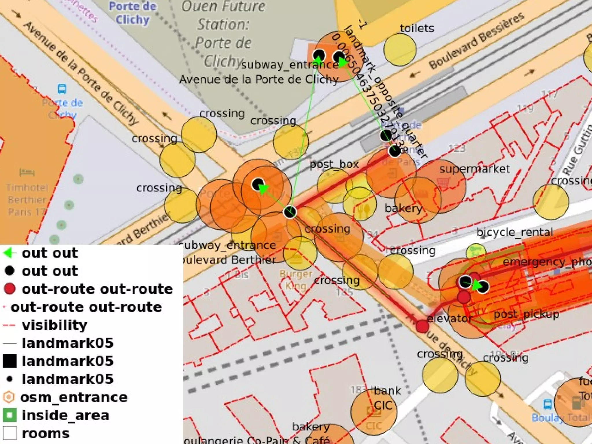 Automatic Enhancement of Pedestrian Route using extracted Landmarks ...