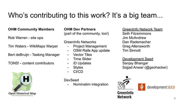 Open Historical Map: Vector Tiles & Other Updates | PDF