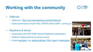 OSM in public transport - case Helsinki, Finland | PPT