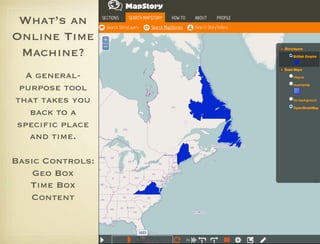 OSM and Online Time Machines SotM US 2012 PDX | PPT