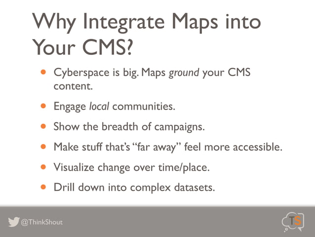 SOTM - Integrating Maps with Drupal | PPT SOTM - Integrating Maps with Drupal | PPT