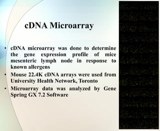 Mouse Model of Allergy | PPT | Allergies | Diseases and Conditions
