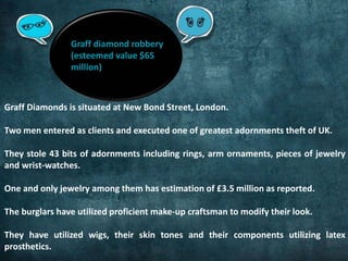 Scott tischler | Heist of Diamond jewellery | PPTX