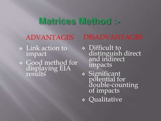 EIA Methods | PPTX