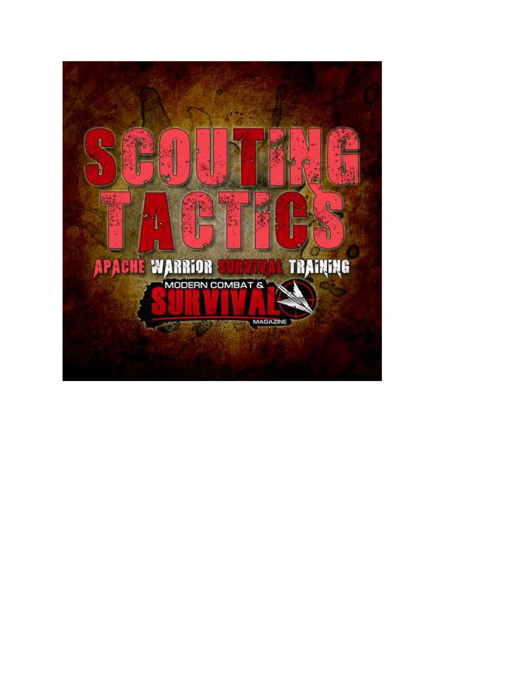 Scouting tactics: Apache Warriors Survival Training | DOCX