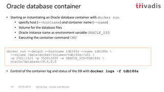 Oracle and Docker | PPT