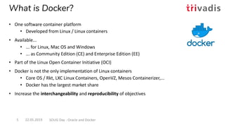 Oracle and Docker | PPT