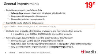 SOUG Day Oracle 21c New Security Features | PPT