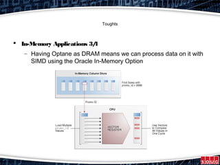SOUG IMDT Oracle In-Memory | PPT | Data Storage and Warehousing | Computing