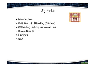 Offloading for Databases - Deep Dive | PDF | Databases | Computer ...