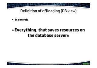 Offloading for Databases - Deep Dive | PDF | Databases | Computer ...