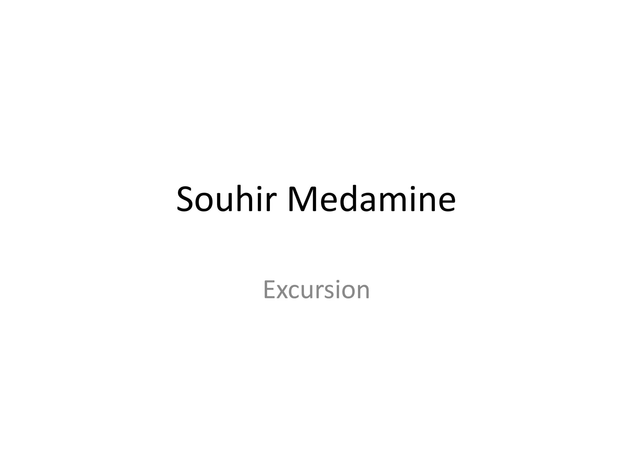 Souhir medamine | PPT