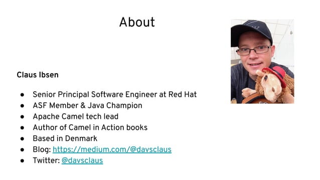 SouJava May 2020: Apache Camel 3 - the next generation of enterprise integration | PPT