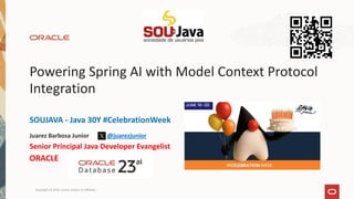 Powering Spring AI with Model Context Protocol Integration | PDF