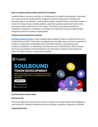 Soulbound Token development - Top Use Cases of Soulbound Tokens in ...