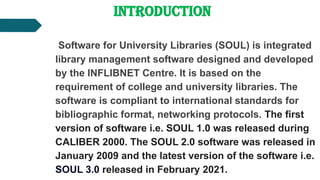 soul Software presentation and soul software notes b.lib. isc. | PPTX