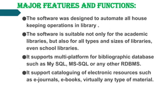 soul Software presentation and soul software notes b.lib. isc. | PPTX