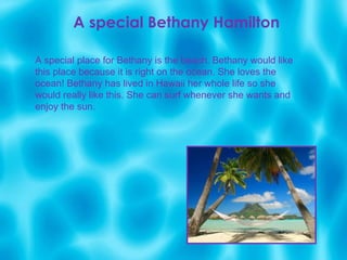 Bethany Hamilton Courage Project | PPT