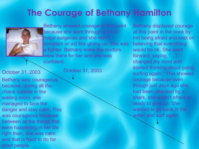 Bethany Hamilton Courage Project | PPT