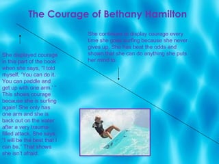 Bethany Hamilton Courage Project | PPT