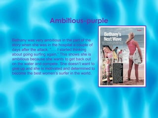 Bethany Hamilton Courage Project | PPT