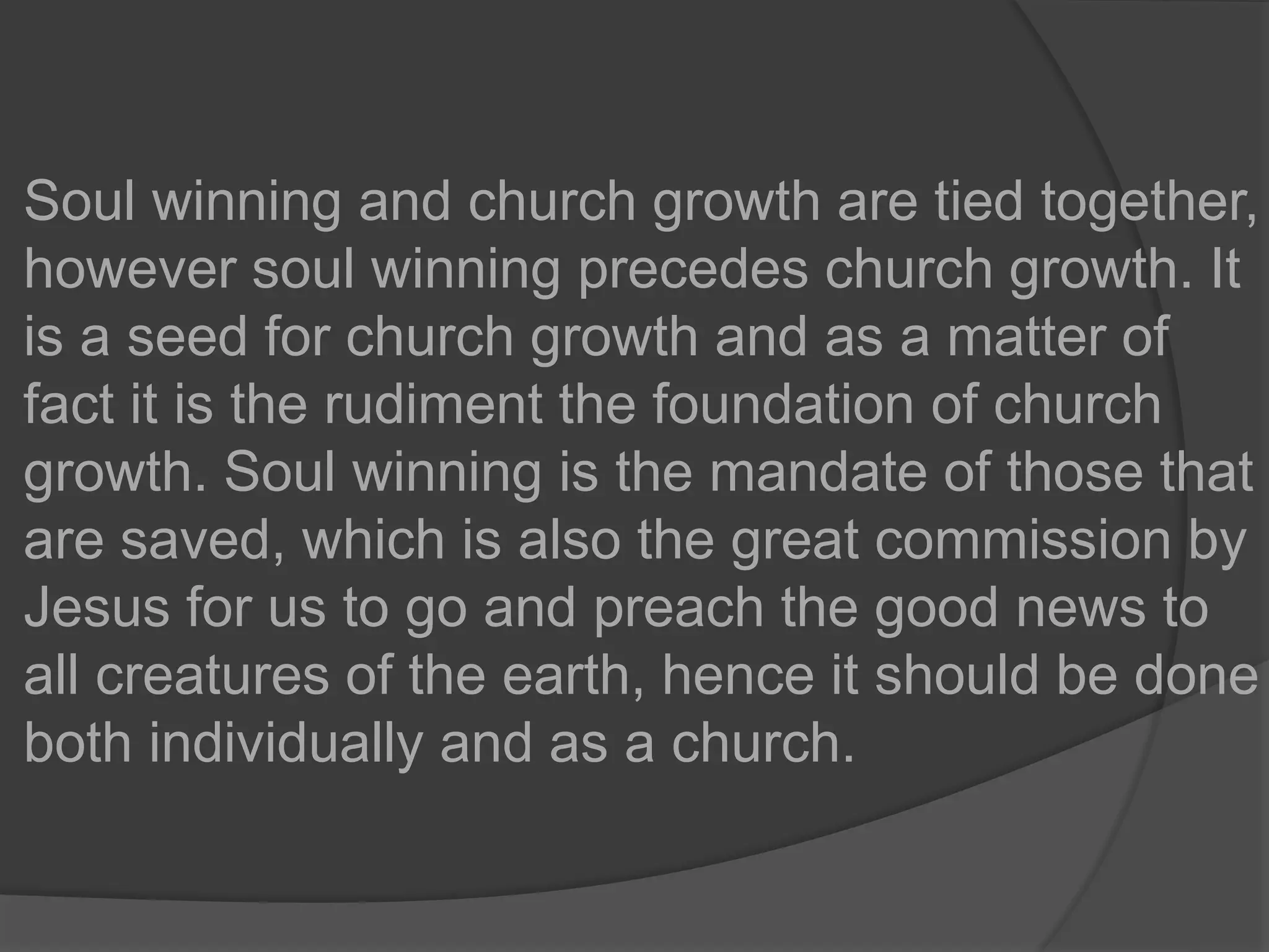 Soul winning | PPT