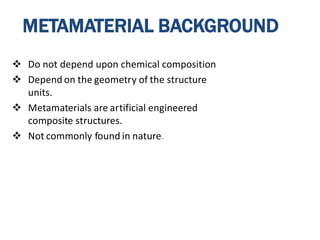 METAMATERIALS | PPTX