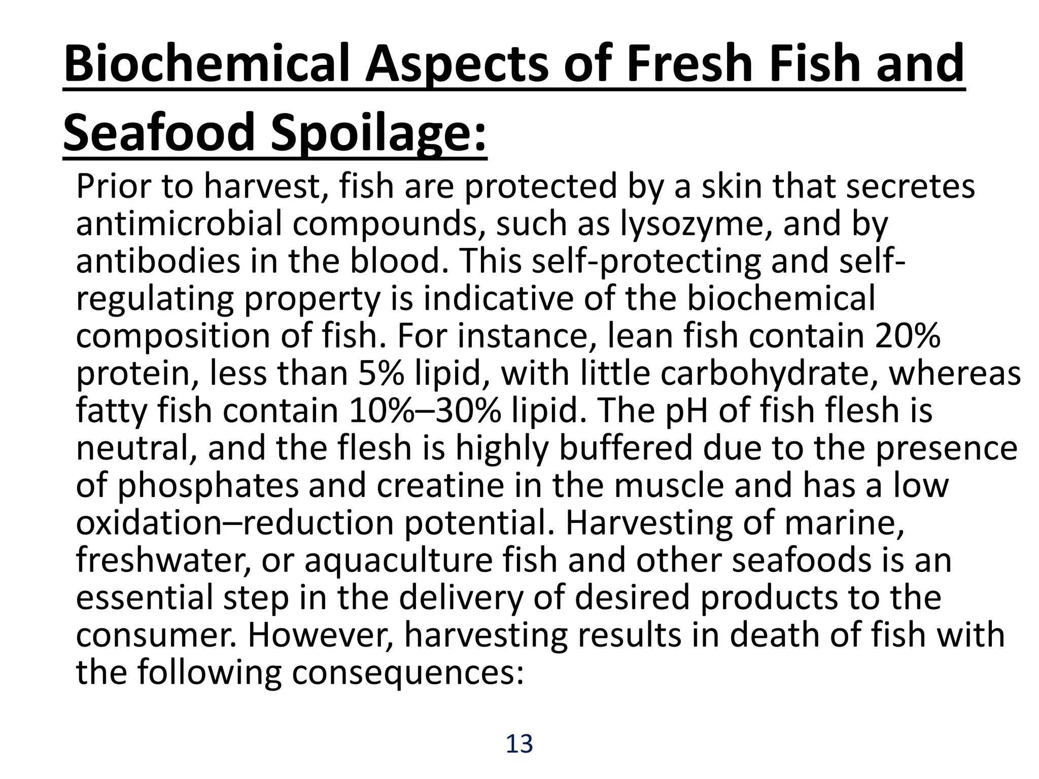 Post harvest handling and preservation of fresh fish and seafood | PPTX