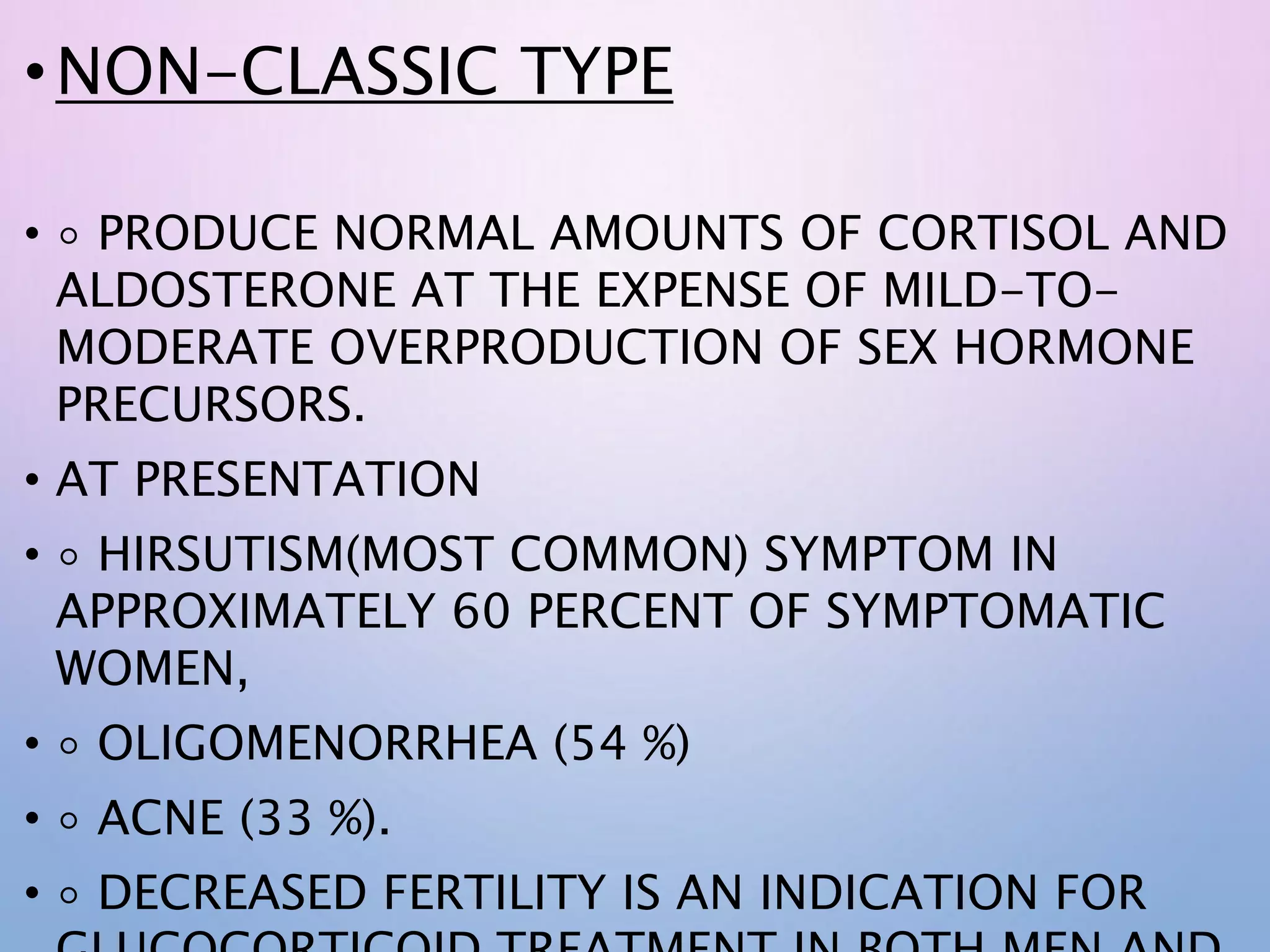 congenital adrenal hyperplasia | PPTX